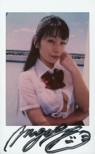 Official photo (female) / Gravure idol ☆ Megumi Haruno / with handwritten signature / Fresh ...