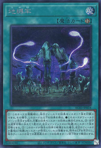 Yu-Gi-Oh / SE / Magic / Animation Chronicle 2023 AC03-JP024 [SE] : Earthbound prison | Toy Hobby ...