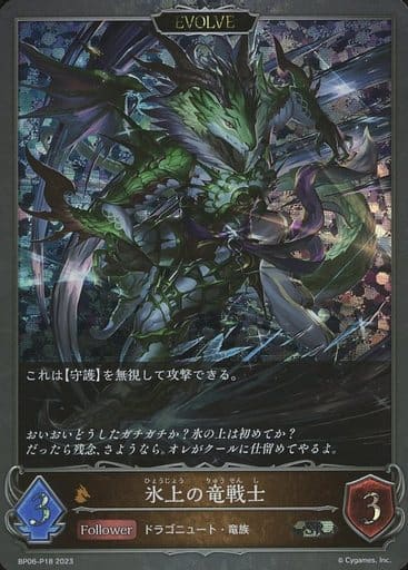 Shadowverse Evolv / SR / Follower Evolv / Booster Pack 6th "Absolute Conqueror" BP06-P18 [Super ...