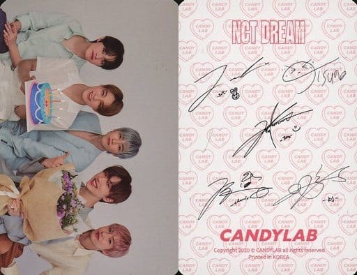 NCT DREAM / Assembly (5 persons) / Back side printing with signature ...