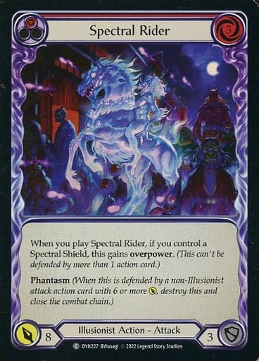駿河屋 - DYN227[C]：(Rainbow Foil)Spectral Rider (1)（Flesh and Blood）