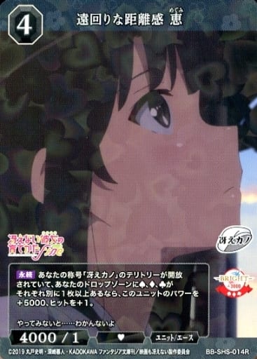 駿河屋 - BB-SHS-014R[R]：遠回りな距離感 恵（ビルディバイド）