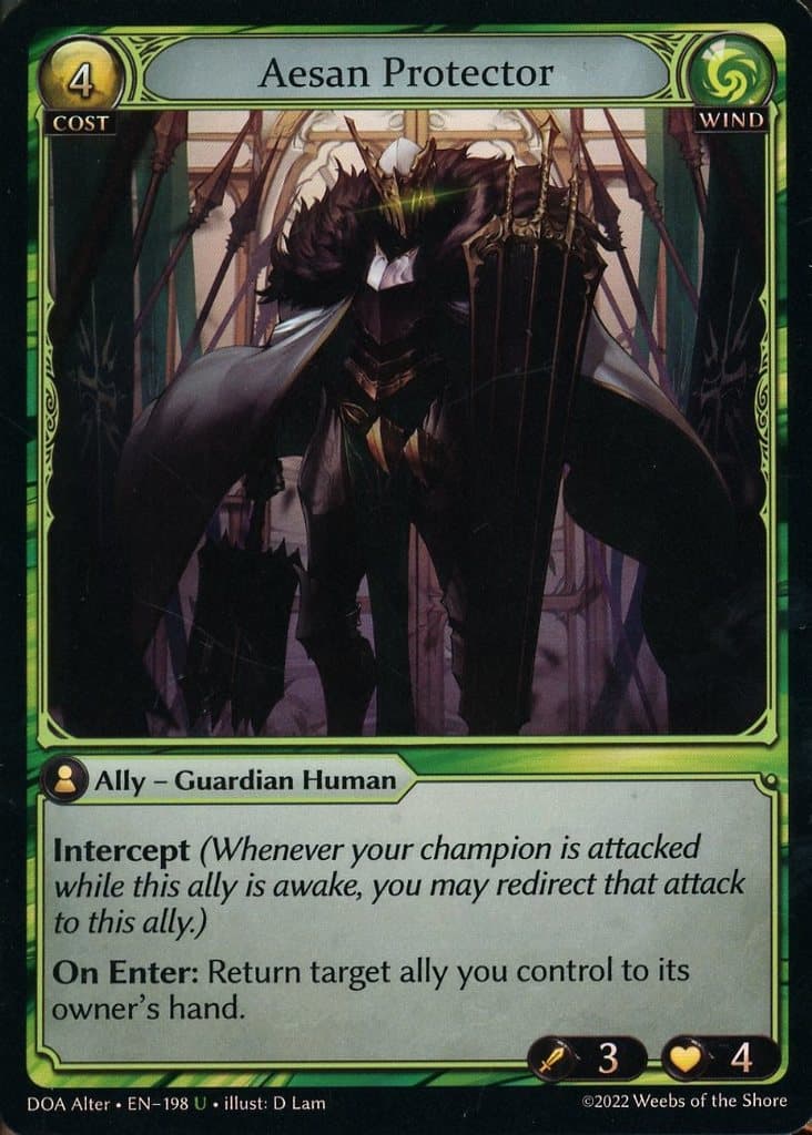 駿河屋 - DOA Alter ・ EN - 198[U]：(Foil)Aesan Protector（Grand Archive）