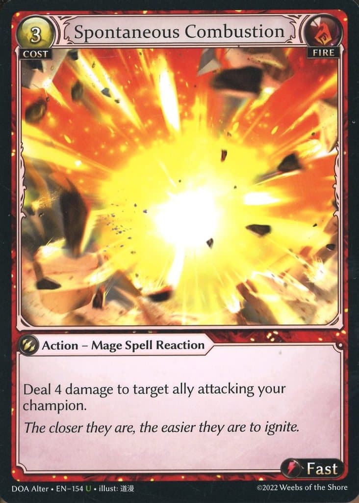 駿河屋 - DOA Alter ・ EN - 154[U]：Spontaneous Combustion（Grand Archive）