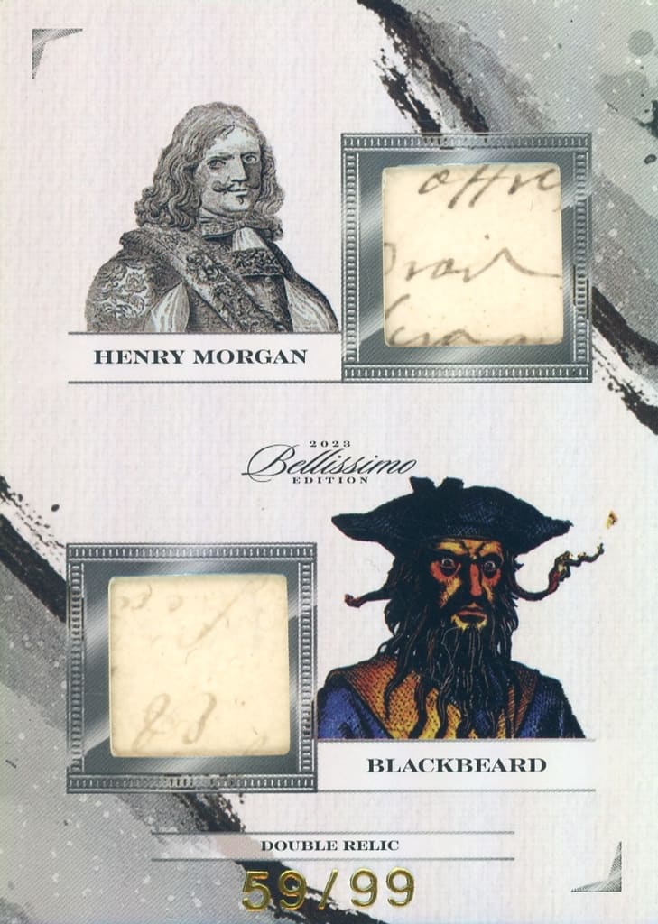 駿河屋 - 126[DOUBLE RELIC]：HENRY MORGAN＆BLACKBEARD(手紙)(/99)（スポーツ）