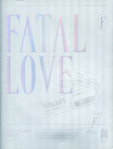 Men's photography book Hallyu MONSTA X 3rd ALBUM FATAL LOVE Ver.4 | Book | Suruga-ya.com
