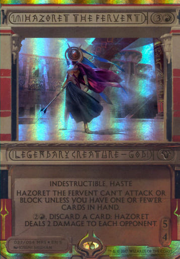 MPS : [FOIL] Hazoret the Fervent / God of Passion ハゾレト | Toy Hobby ...
