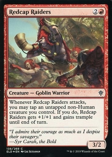 駿河屋 - [C]：【FOIL】Redcap Raiders/レッドキャップの略奪者（マジックザギャザリング）