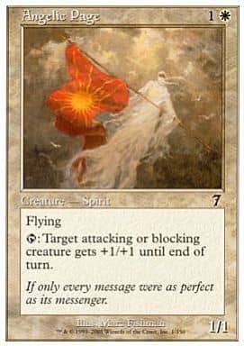 Magic The Gathering / English / 7 th edition / White C : Angelic Page ...