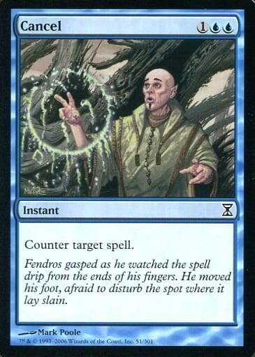 Magic The Gathering / English / C / Hour Spiral / Blue C : Cancel ...