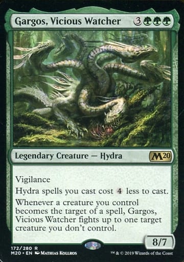 Magic The Gathering / English / R / Basic Set 2020 / Green R : Gargos ...