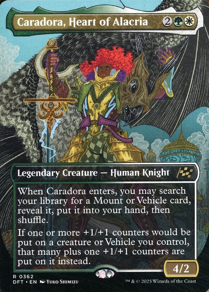 駿河屋 - 0362[R]：【DFT】【ボーダーレス版】Caradora Heart of Alacria/アラクリアの心、カラドーラ ...