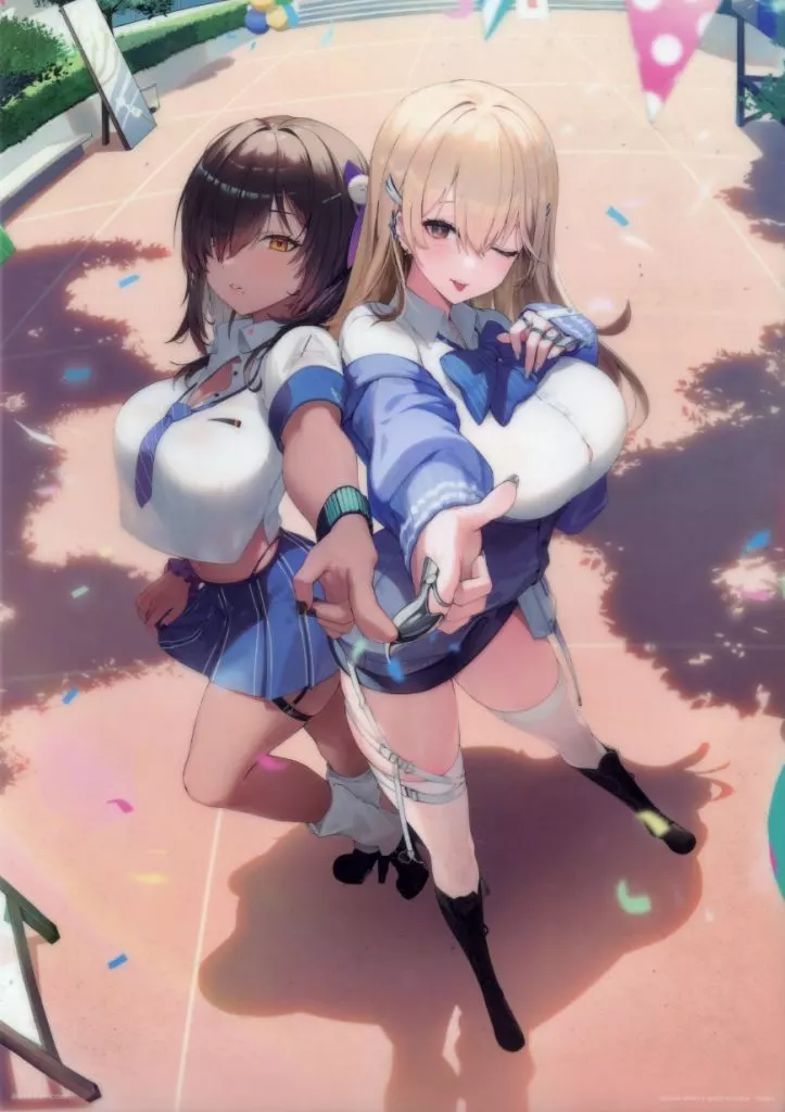 駿河屋 - A3クリアポスター ナガ＆ティア 「一番くじ 勝利の女神：NIKKE CHAPTER3」 H賞 （アニメ）