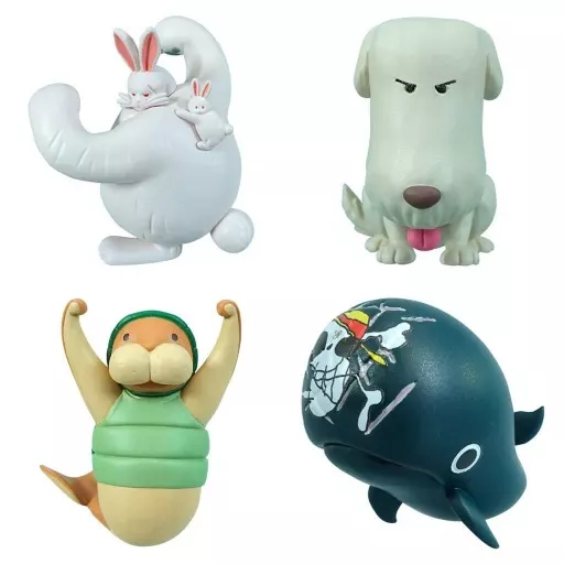 Mini Figure All 4 types set "From TV animation ONE PIECE One Piece ...