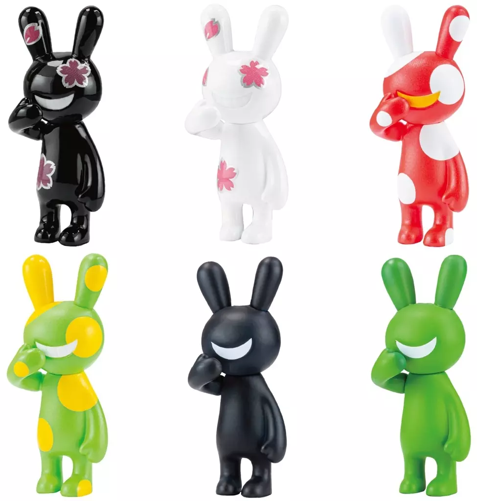 駿河屋 - 全6種セット 「BLACK RABBiT7 ブラインドボックス版」（トレーディングフィギュア）