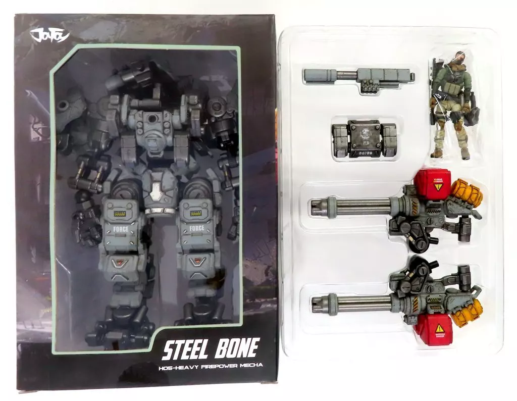 駿河屋 - Steel Bone Mech H05 グレーVer. 「暗源-DARK SOURCE-」 1/25 アクションフィギュア（フィギュア）