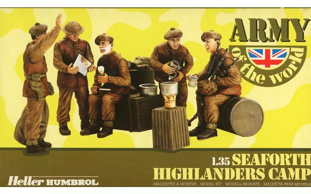 駿河屋 - 1/35 SEAFORTH HIGHLANDERS CAMP 「ARMY of the world」 [81141]（プラモデル）