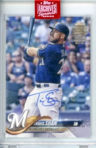 駿河屋 - TRAVIS SHAW -トラビス・ショウ-(ミルウォーキー・ブルワーズ) 直筆サイン入りカード 「MLB 2019 TOPPS ...