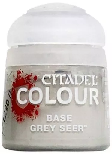 駿河屋 - 塗料 シタデルカラー・ベース： グレイシーア 12ml (Citadel Base： Grey Seer) [21-54]（瓶タイプ）