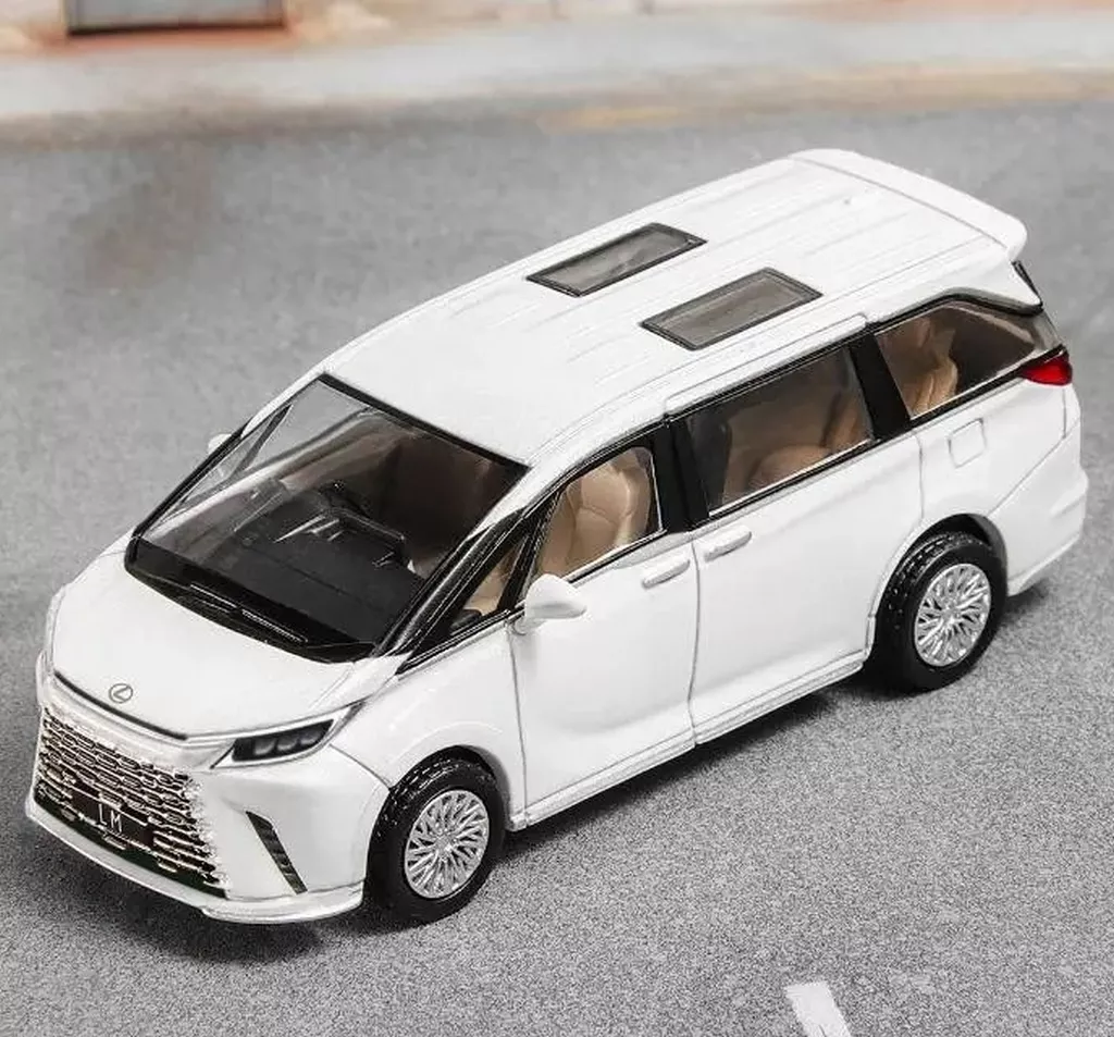 駿河屋 - 1/64 Lexus LM (AW10) -RHD- (ホワイト) [LL-027-133]（モデルカー）