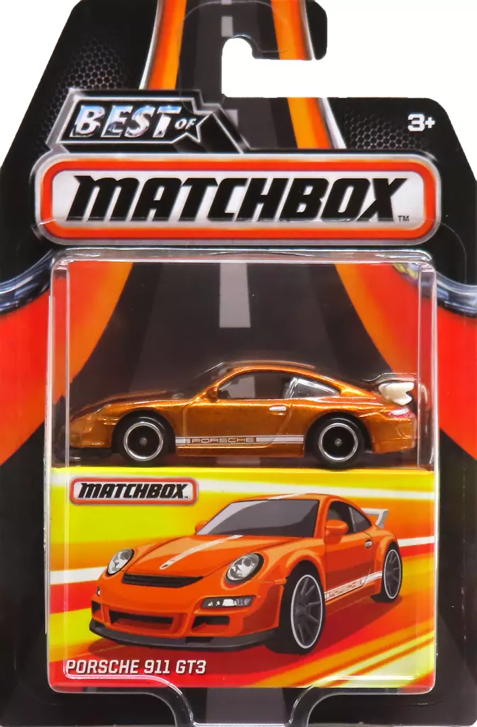 駿河屋 - 1/64 PORSCHE 911 GT3(オレンジメタリック) 「BEST OF MATCHBOX」 [DKC61]（モデルカー）
