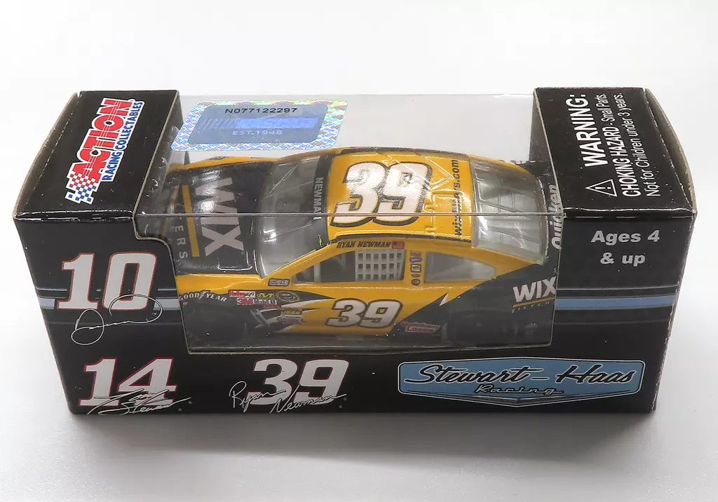 駿河屋 - 1/64 NASCAR Ryan Newman Wix Filters 2013 SS #39(イエロー×ブラック ...