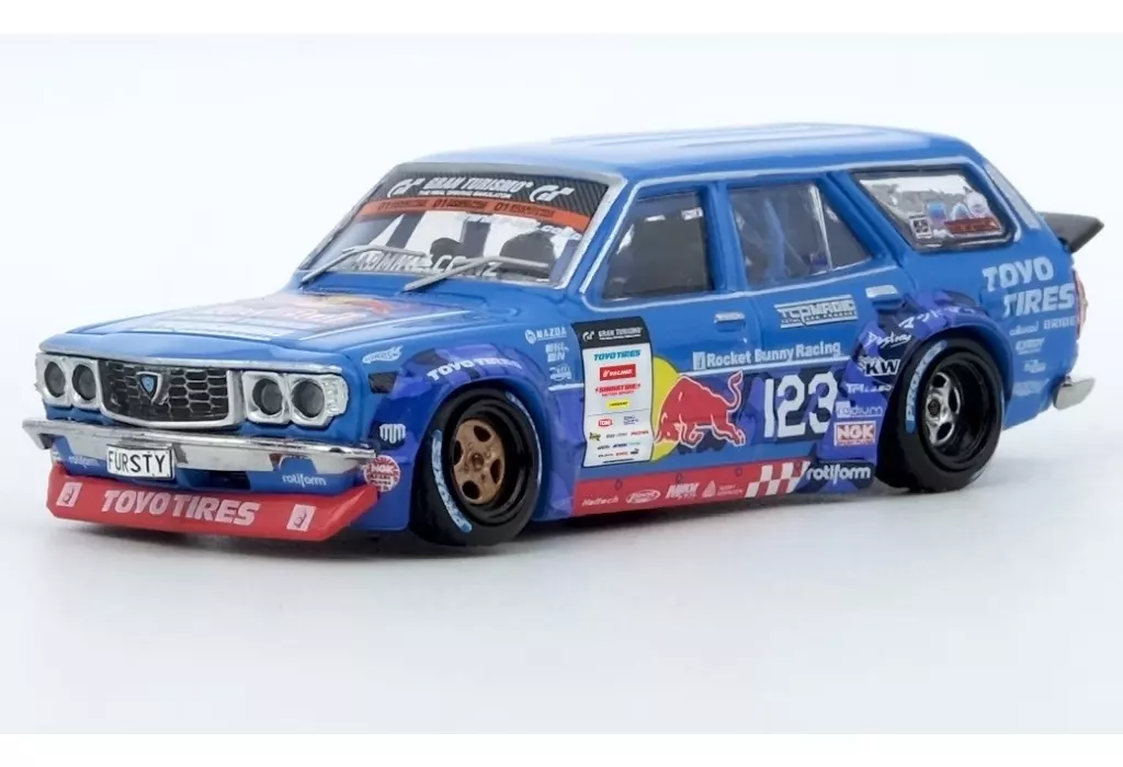 駿河屋 - 1/64 Mazda RX3 ステーションワゴン 1976 D1GPシリーズ 2024 MAD MIKE [IN64-RX3P ...