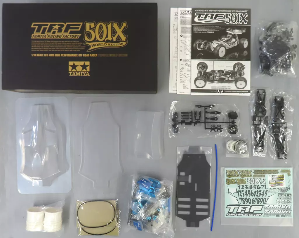 駿河屋 - 1/10 TRF501X ワールドエディション 「電動RC 4WDレーシンバギーシリーズ」 組み立てキット [42105]（車）