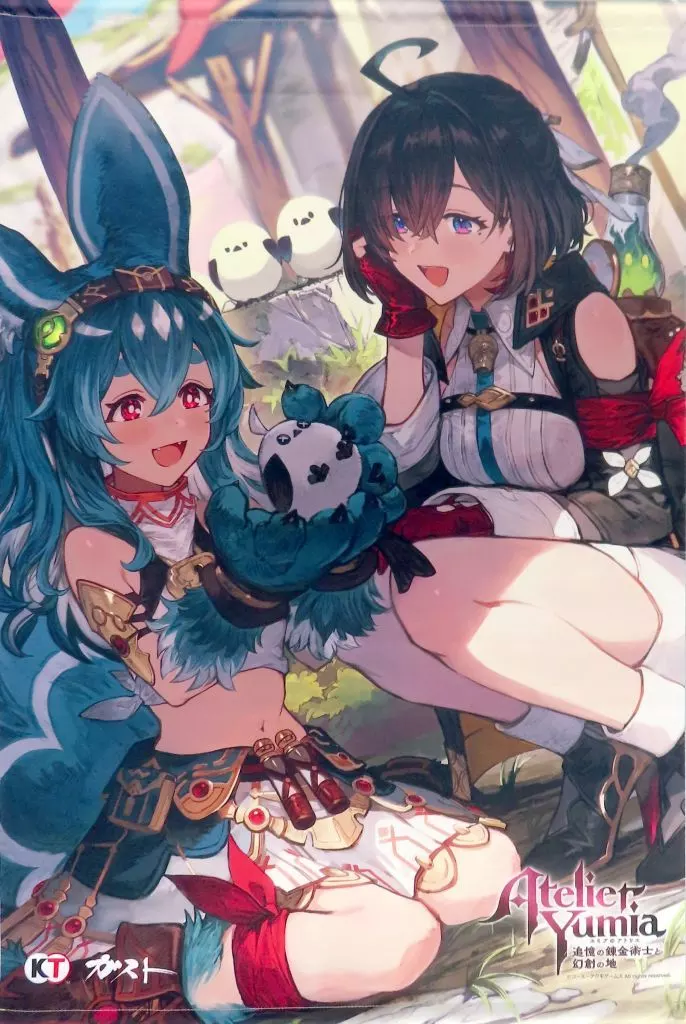 駿河屋 - [単品] ユミア＆レイニャ 描き下ろしB2タペストリー 「PS5/PS4/Switch/PCソフト ユミアのアトリエ ～追憶の錬金術士と幻創の地～ ファミ通DXパック 3D ...