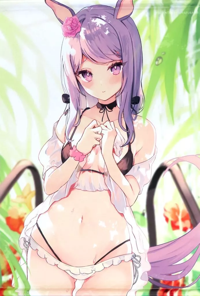 駿河屋 - 【ウマ娘 プリティーダービー】B2タペストリー 水着ver メジロマックイーン(ニョロトノ) C105/王女の印（タペストリー）