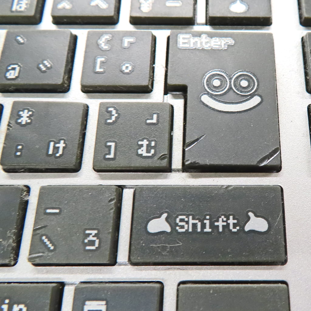 WiiU Hard DRAGON QUEST X Metal Slime Keyboard (Condition : Missing ...