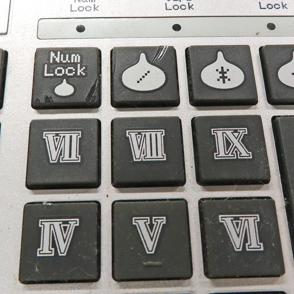WiiU Hard DRAGON QUEST X Metal Slime Keyboard (Condition : Missing ...