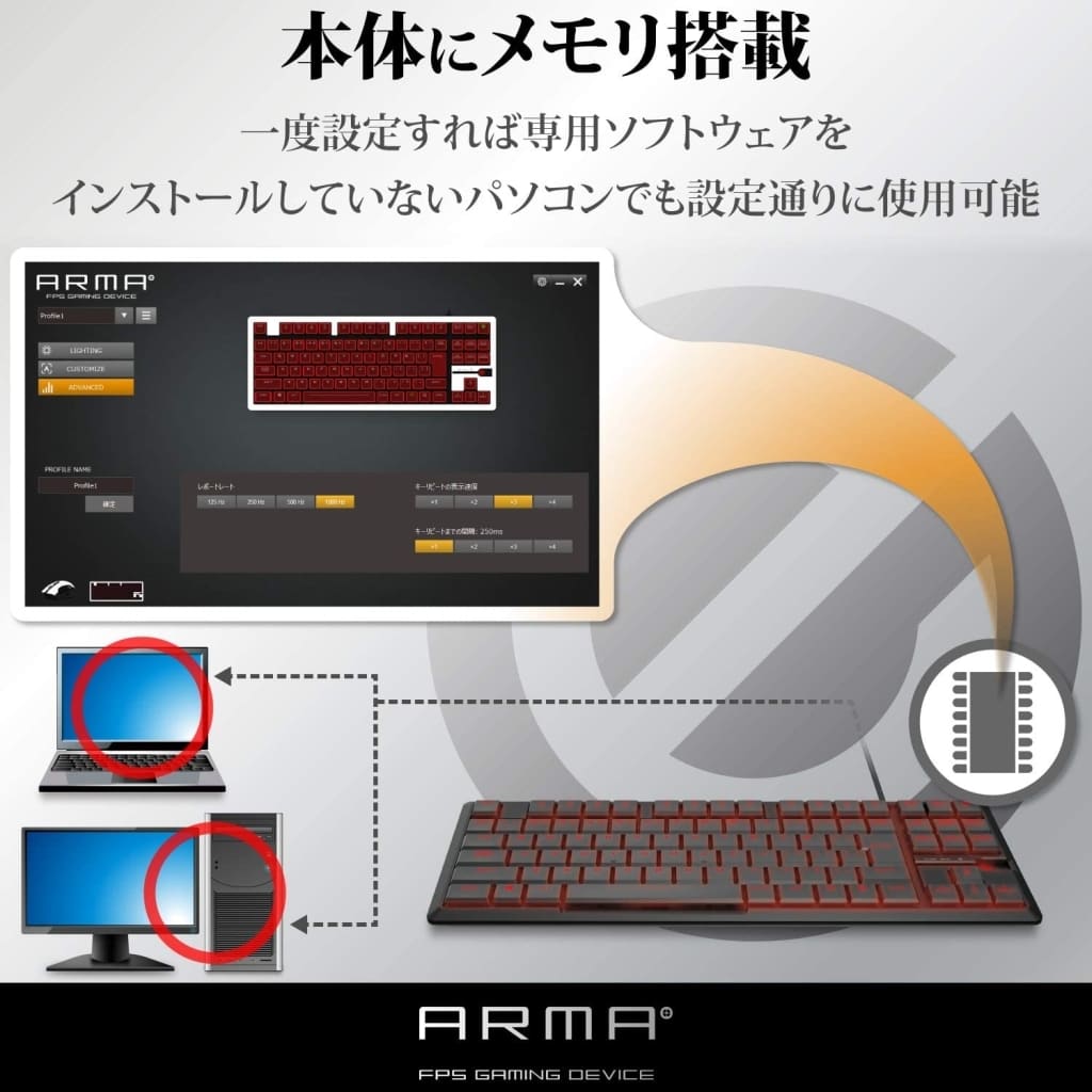 Keyboard ARMA TK-ARMA30BK (black) | PC | Suruga-ya.com