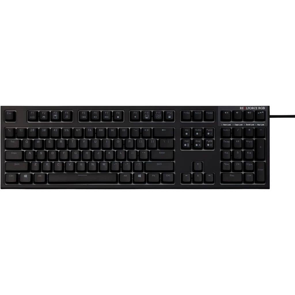 Wired RGB Mechanical Gaming Keyboard REALFORCE RGB US (Black) [AEAX01 ...