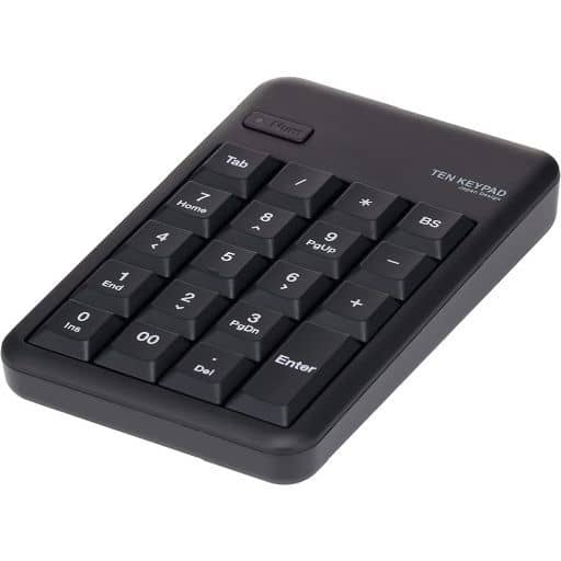 Elecom Wireless 2.4 GHz Ten Keypad 20 Keys [TK-TDM017BK] | PC | Suruga-ya.com