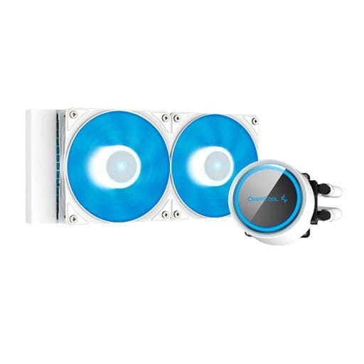 Junk 】 DEEPCOOL Water-cooled CPU-Cooler GAMMAXXL240 A-RGB WH [DP-H12CF ...