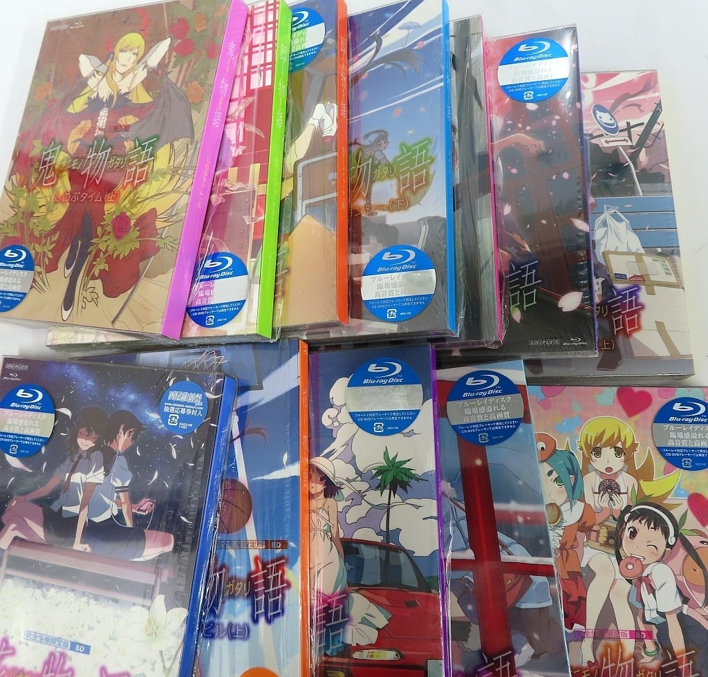 Incomplete) Monogatari Series, Second Season, Limited Production Edition Complete 12-Volume Set ...