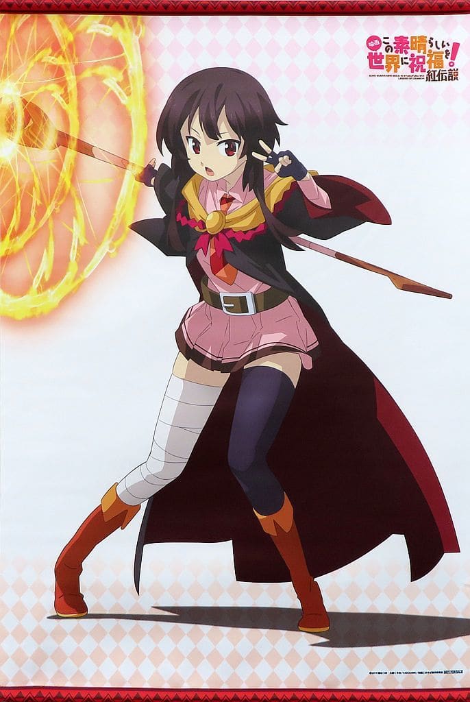 [Single Item] B2 Tapestry + acrylic stand with Megumin animation ...