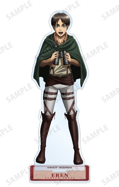 Eren Yeager drawing illustration BIG acrylic stand "Attack on Titan ...