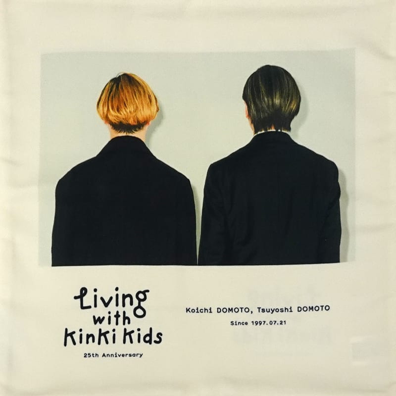 Miscellaneous goods KinKi Kids cushion cover A (back figure) "Living ...