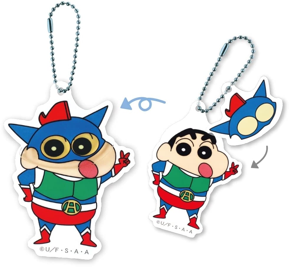 ACTION MASK SHIN-CHAN HENSHIN ACRYLIC KEY HOLDER "CRAYON Shinchan ...