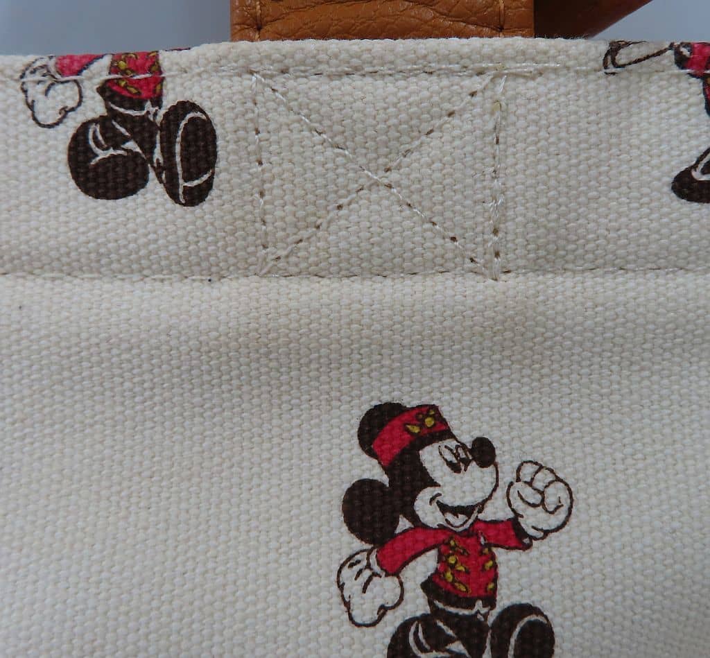 Bag [Damaged item] Mickey Mouse & Minnie Mouse (camel) tote bag ...