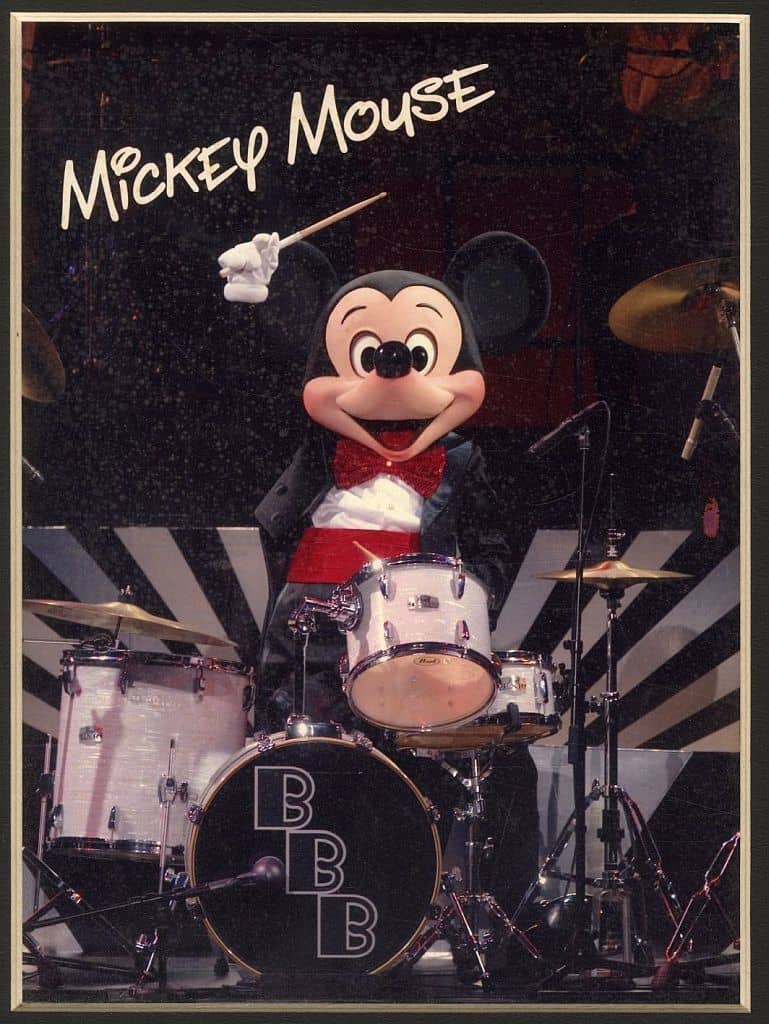 [Damaged Item] Mickey Mouse star photo "Big Band Beat" Tokyo DisneySea ...