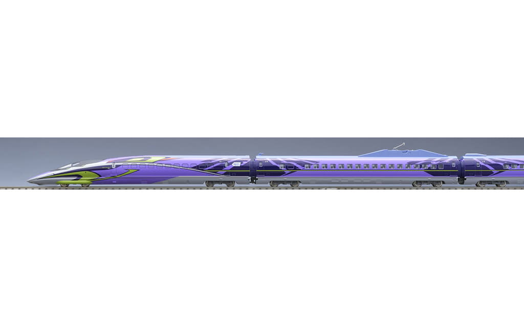 Railway model 1/160 JR 500 7000 Series Sanyo Shinkansen 500 TYPE EVA (8 ...