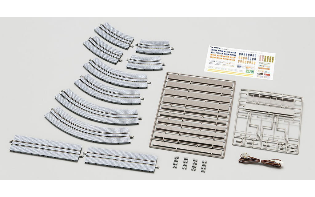 Railway model 1/150 Wide Tram Mini Rail Set Basic Set Rail Pattern MA ...