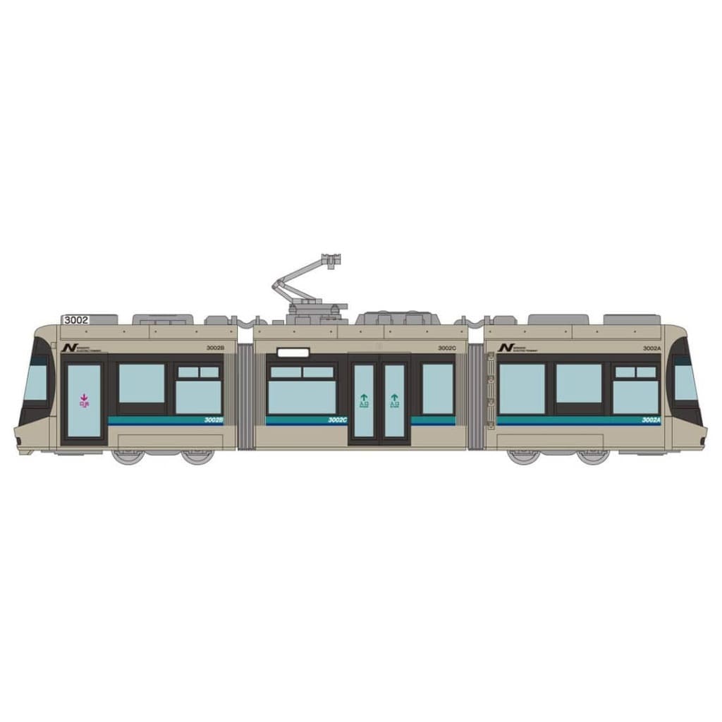 1/150 Nagasaki Electric Tramway 3000 No. 3002' Railway Collection ...