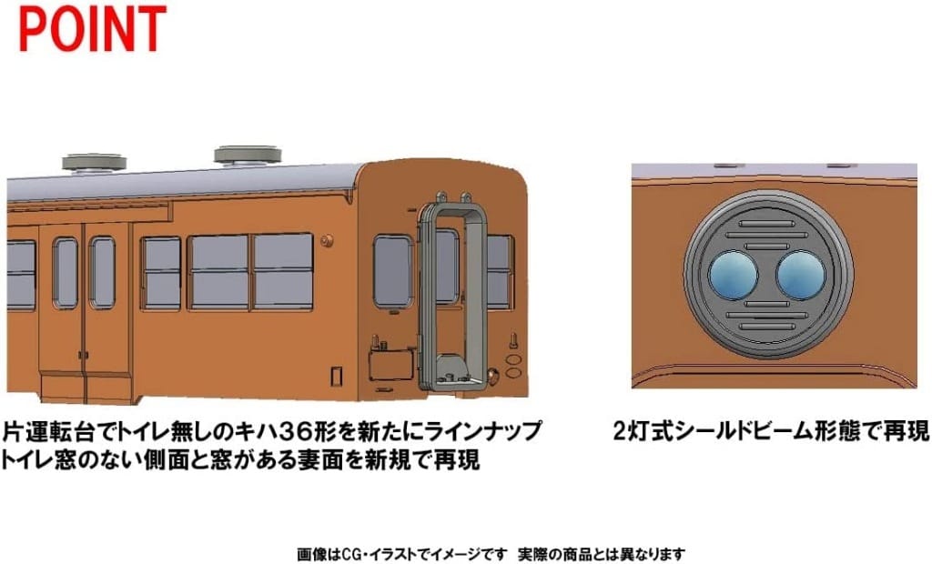 1/150 JNR / JR Kiha 35-0 / 36 diesel car (Metropolitan Area Color) 2 ...