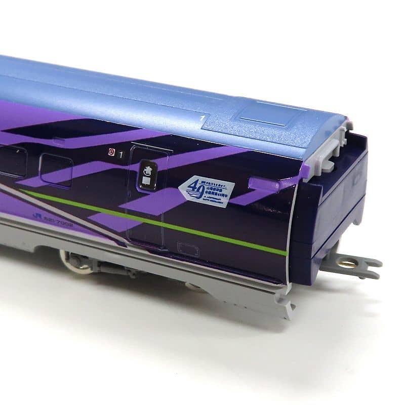 Railway model 1/160 JR 500 7000 Series Sanyo Shinkansen 500 TYPE EVA (8-car set) "Evangelion ...