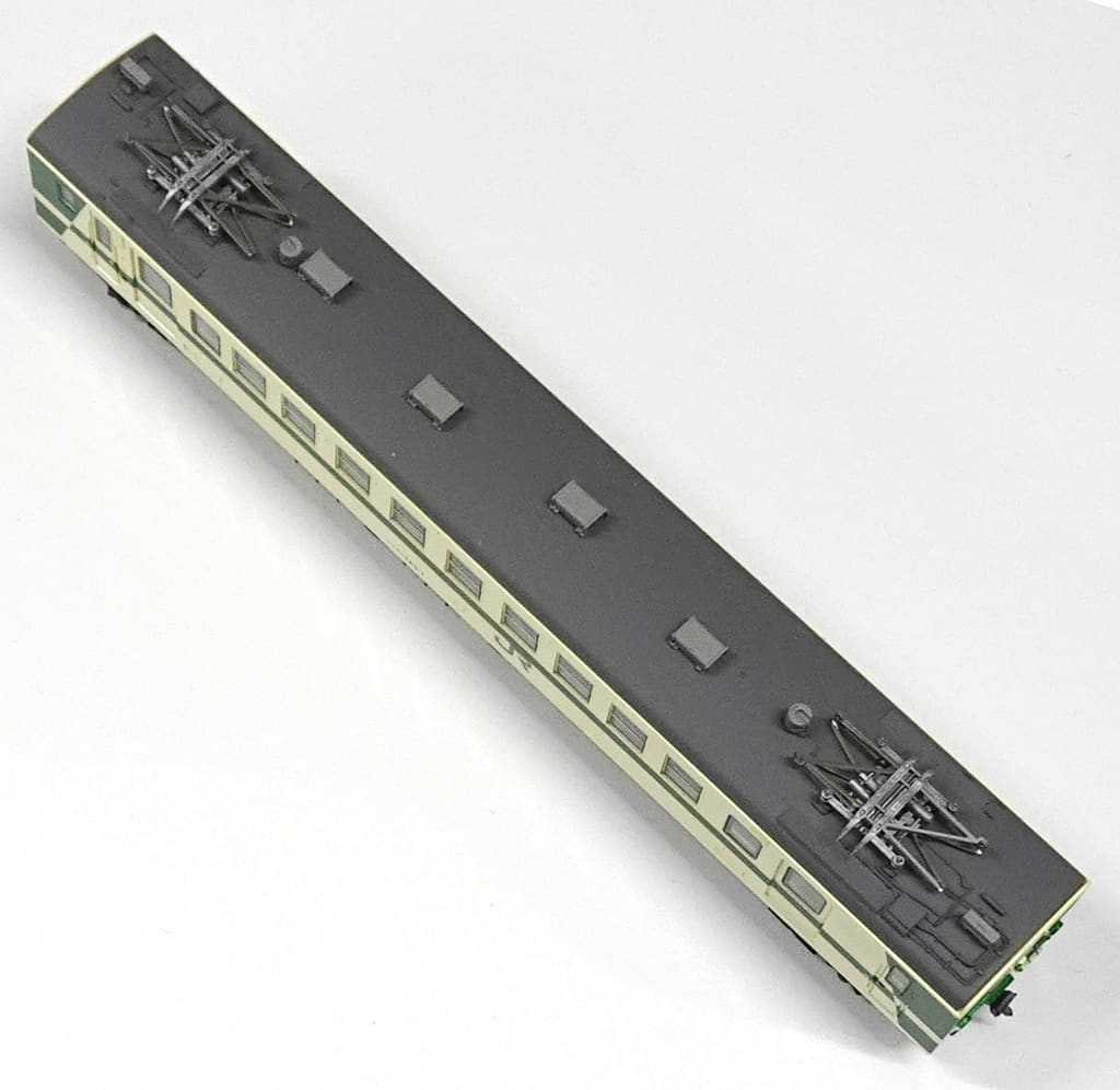 Railway model [Wrong content] 1/150 Kumoha 123-1 non-cooling "Railway Collection 20th Edition ...