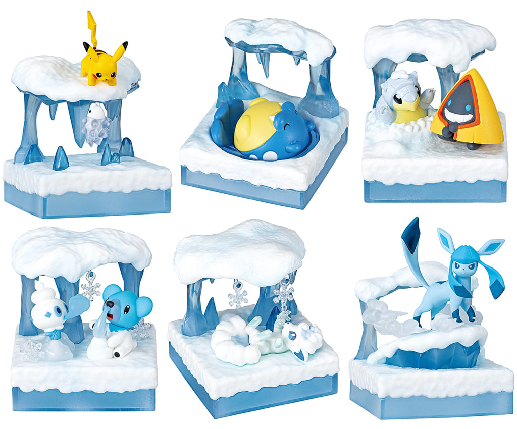 6-Type Set "Atsutte Hirogaru! Pokémon World 3 : Frozen Snow Field ...